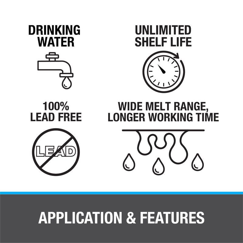 Oatey® Safe-Flo® Lead Free Plumbing Wire Solder Kit - Gallup, NM ...