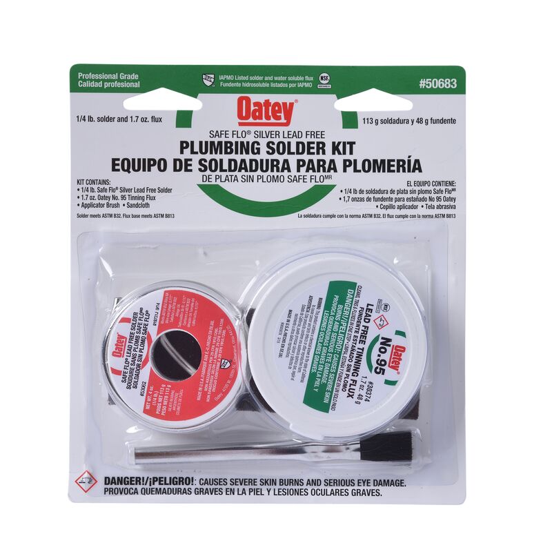 Oatey® Safe-Flo® Lead Free Plumbing Wire Solder Kit - Gallup, NM ...